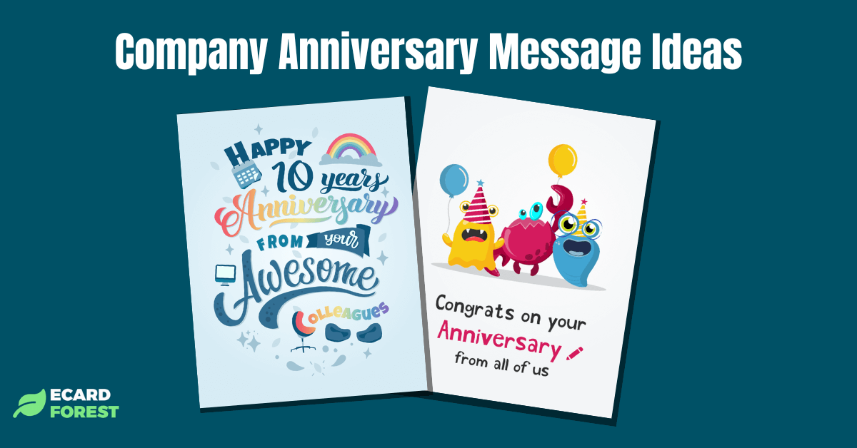 50 Company Anniversary Message Ideas